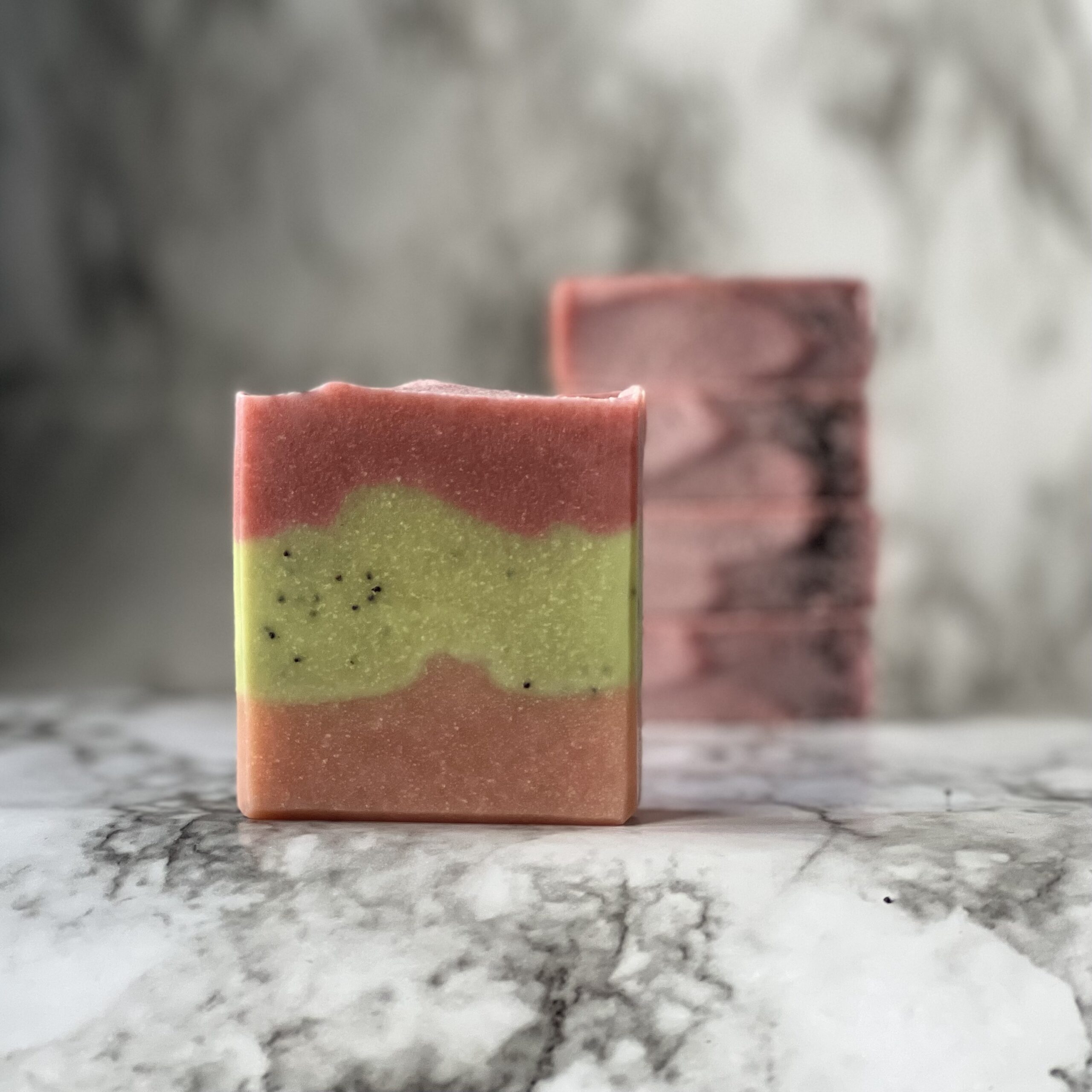 Kiwi Strawberry Cold Process Soap - DADLI SKIN Handmade Soaps